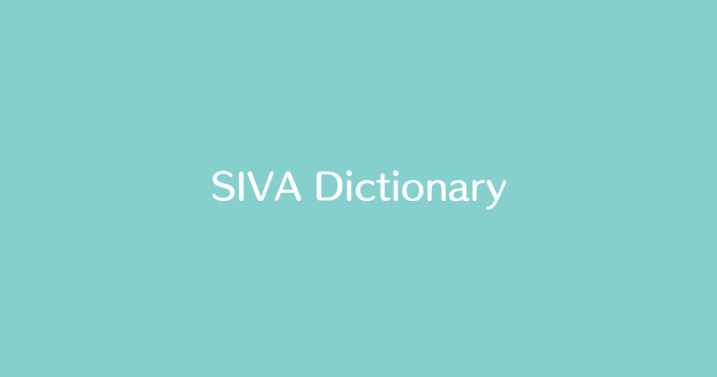 SIVA Dictionary | 初学者を対象とした無料言語学習サイト